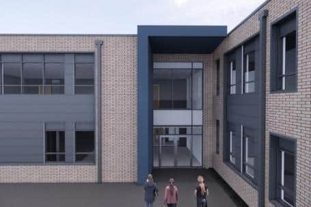 Work begins on new £8m classroom block at Central Lancaster High School ...