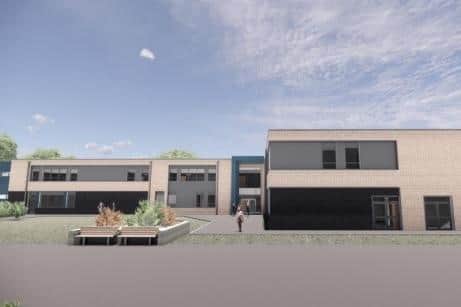Work begins on new £8m classroom block at Central Lancaster High School ...